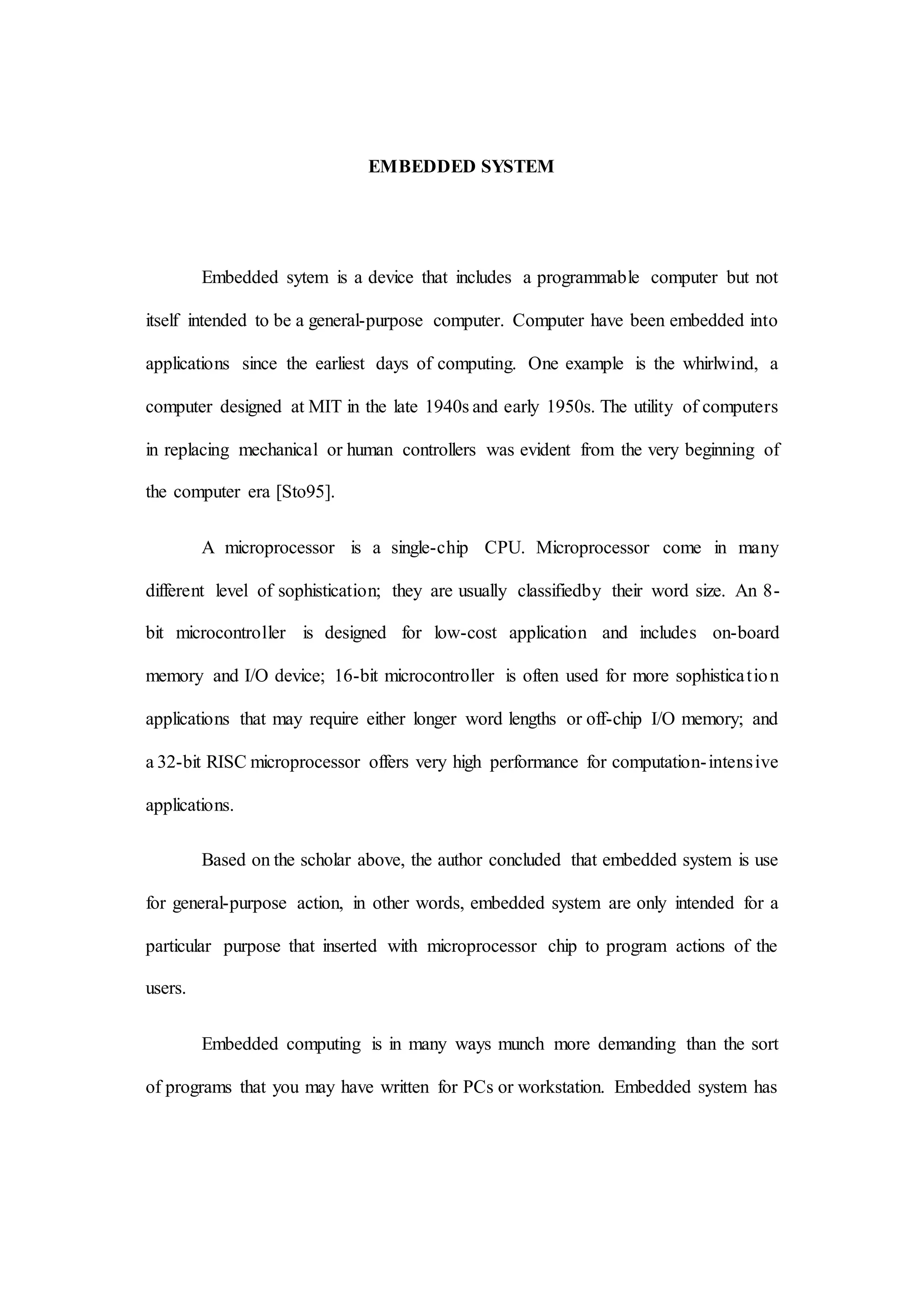 Embedded System Pdf Free Download