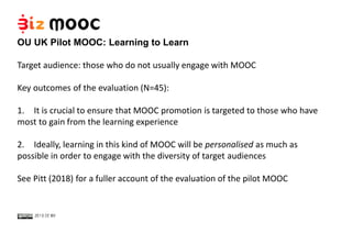 MOOC and the workplace: key support elements in digital lifelong learning | PPT