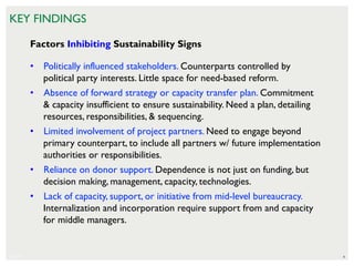 Sustainability of Donor Project on Decentralization and Governance Reform in Indonesia | PPT