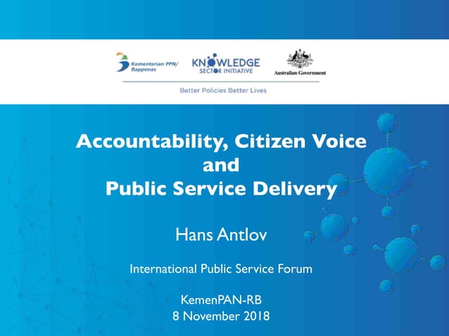 Accountability, Citizen Voice and Public Service Delivery | PDF