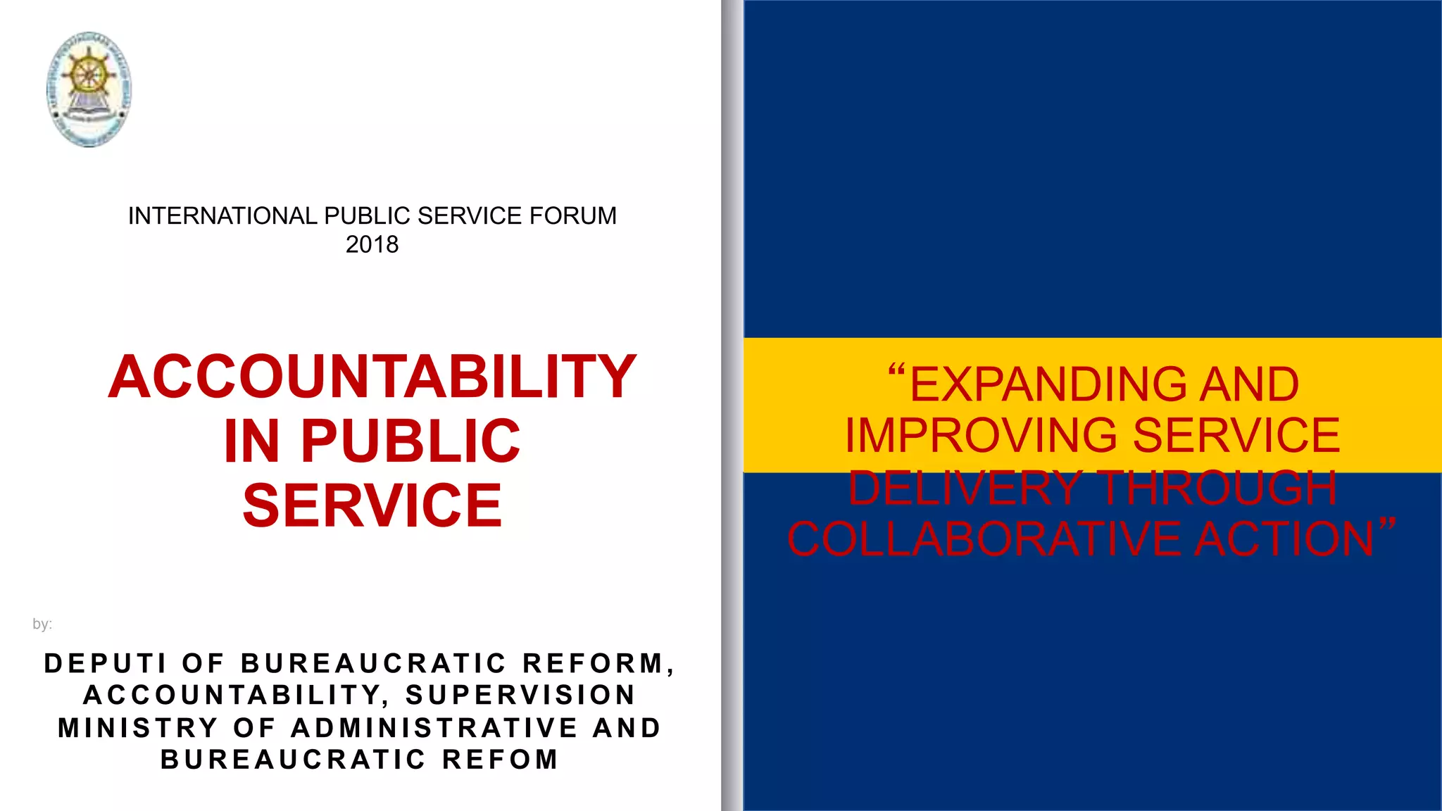 Accountability in Public Service | PDF