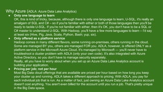Big Data Platform and Architecture Recommendation | PPT