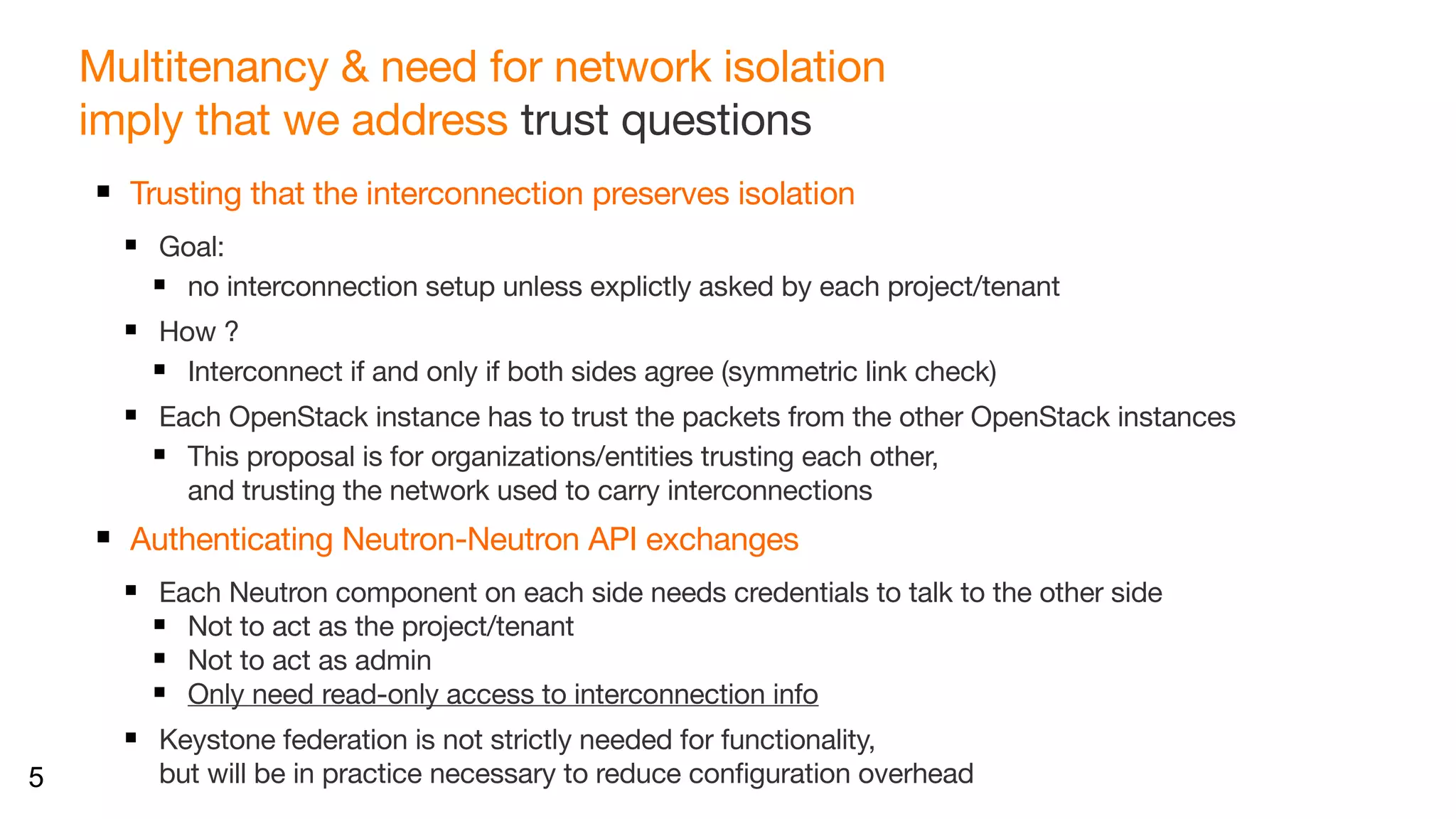 Neutron-to-Neutron: interconnecting multiple OpenStack deployments | PDF