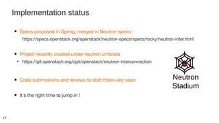 Neutron-to-Neutron: interconnecting multiple OpenStack deployments | PDF