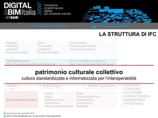 IFC: cultura informatizzata per un processo interoperabile | PPT