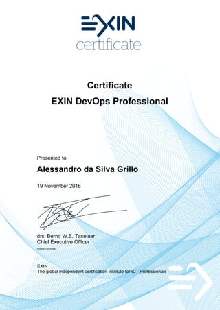 Exin DevOps Professional | PDF
