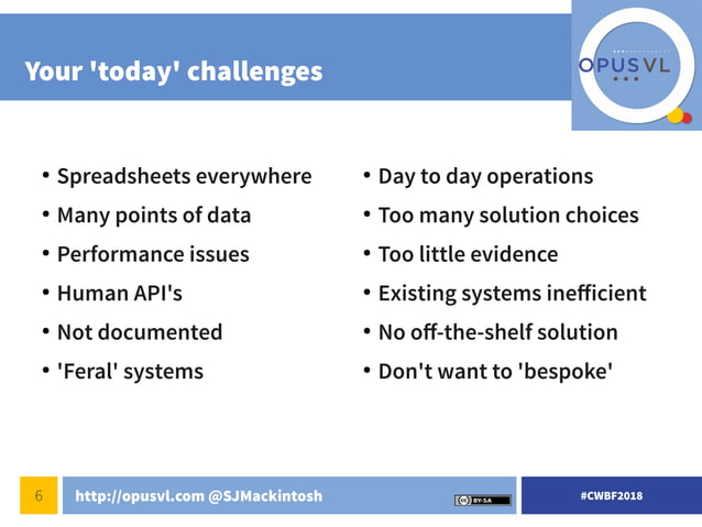 CWBF event slides - The Promise Vs Reality (Stuart J Mackintosh) | PDF