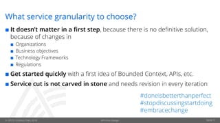 API first Design and Microservices | PDF