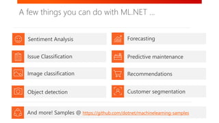 Getting Started with Machine Learning.Net & Windows Machine Learning | PPT | Free Download