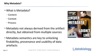 Managing Biomedical Data and Metadata in Large Scale Collaborations | PPT