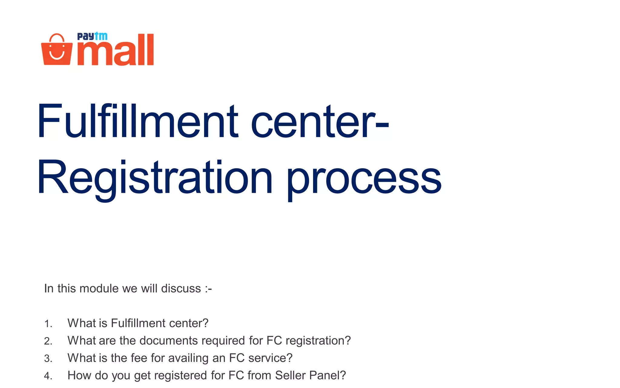 FC registration process | PDF