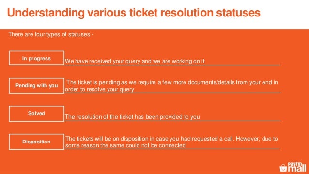 How to raise a ticket and check its status
