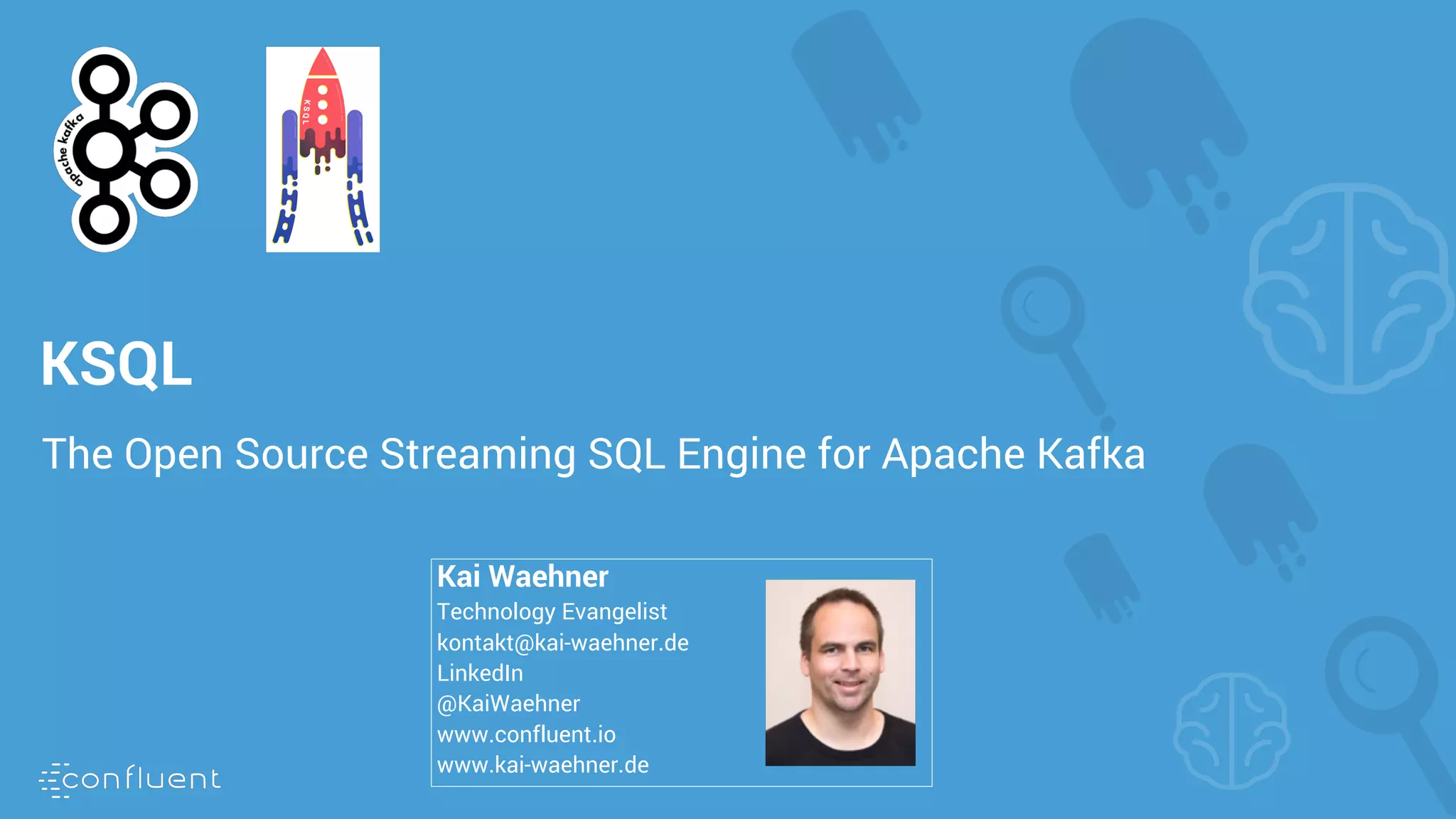 KSQL – The Open Source SQL Streaming Engine for Apache Kafka (Big Data Spain 2018) | PPT
