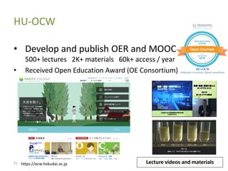 Open Education Activities at Hokkaido University | PPT