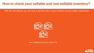 FC- check your FC's non-sellable inventory | PPT