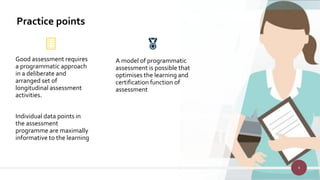 A model for programmatic assessment | PPTX