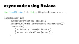 Reduce dependency on Rx with Kotlin Coroutine | PPT