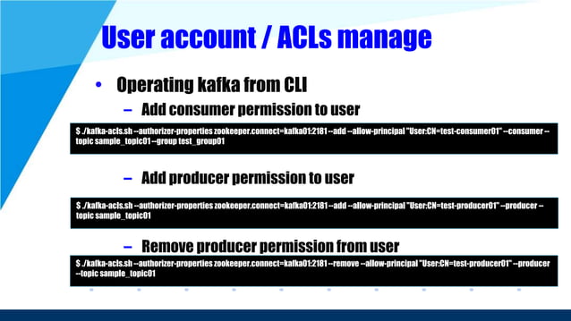Custom management apps for Kafka | PPT