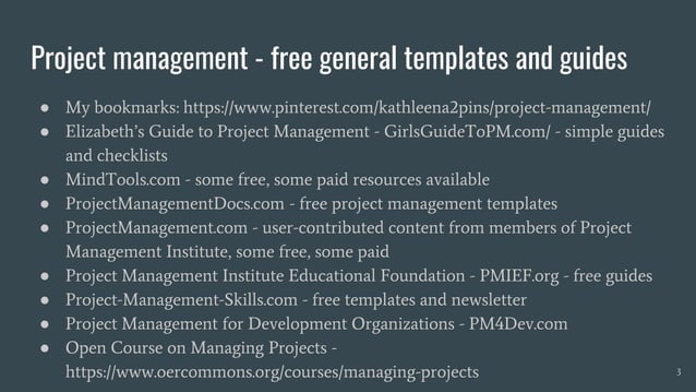 Project Management Tech Tools | PPTX