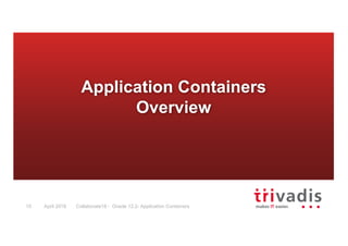 Oracle Application Containers | PPT