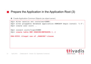 Oracle Application Containers | PDF