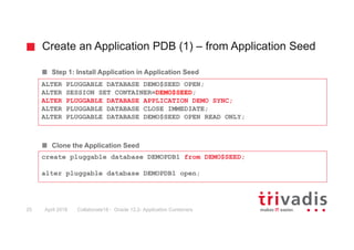 Oracle Application Containers | PDF