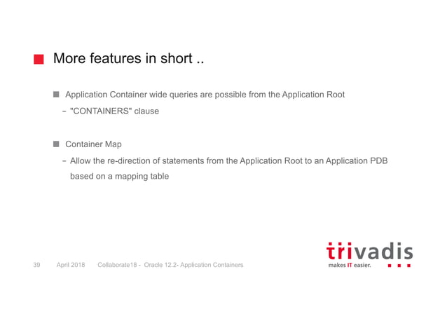 Oracle Application Containers | PPT