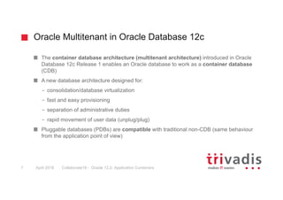 Oracle Application Containers | PDF