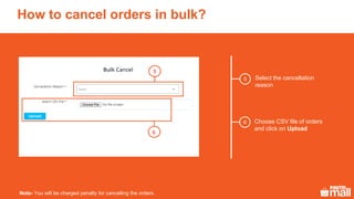 Cancellation of orders | PDF