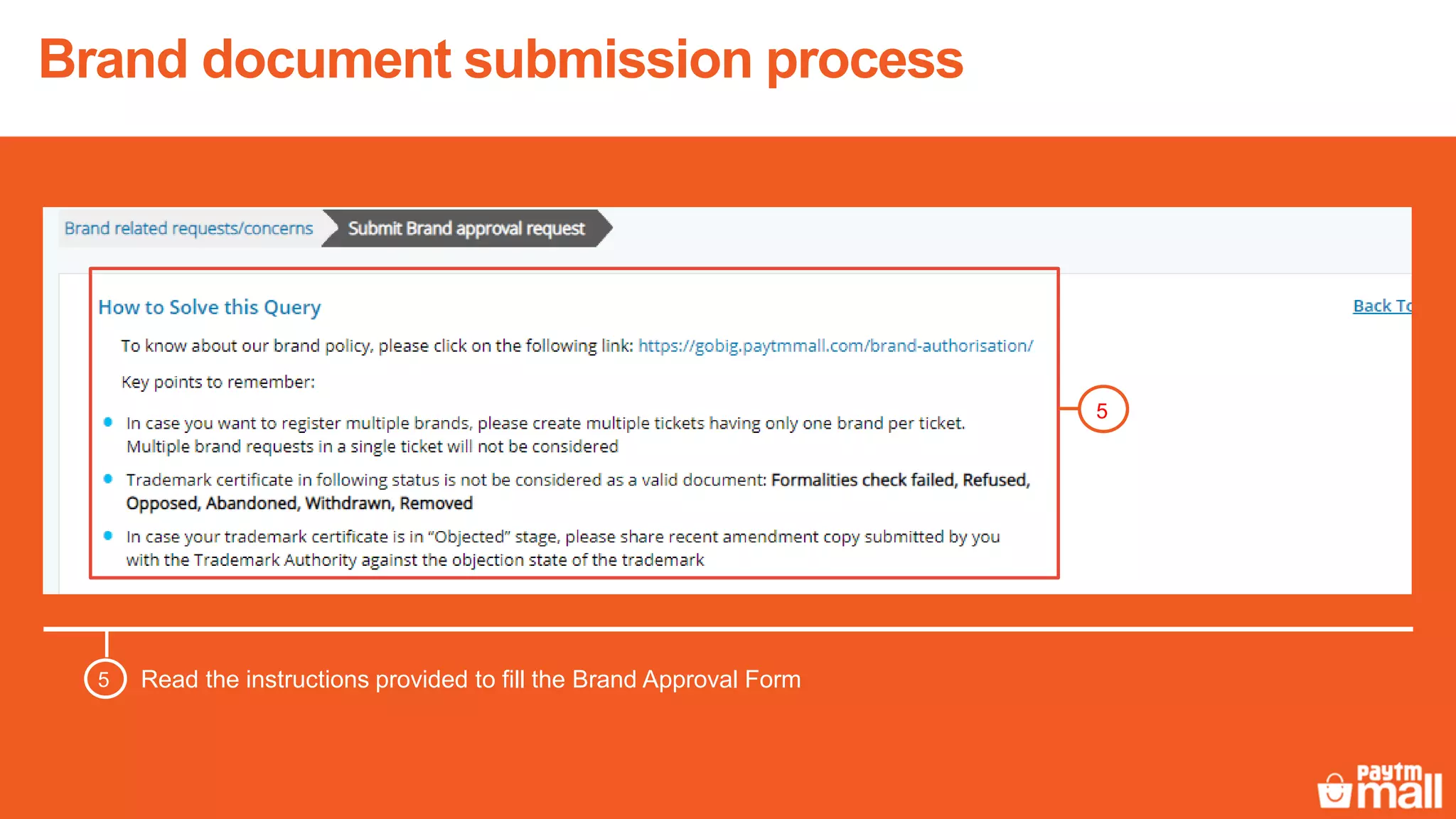 Brand authorization process | PDF