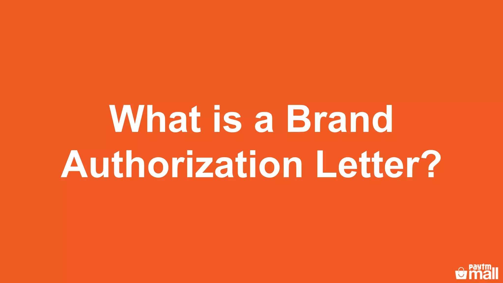 Brand authorization process | PDF