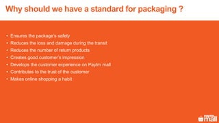 Packaging guidelines for FMCG | PDF