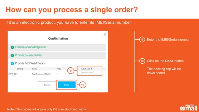 Single order processing for local commerce | PPT