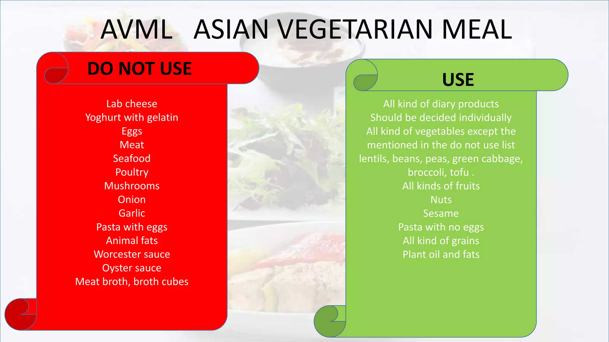 SPML flight catering special meals | PPTX
