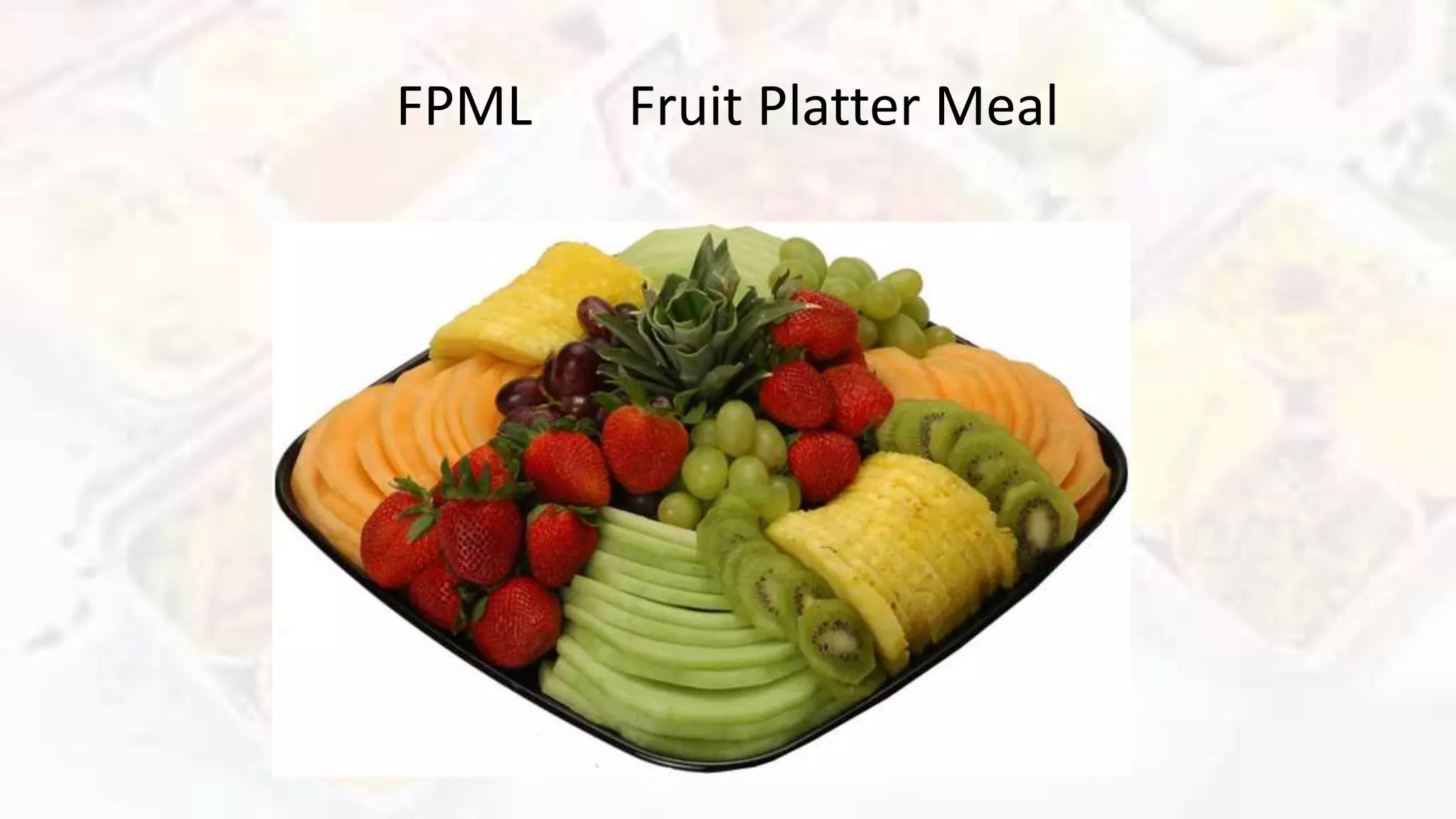SPML flight catering special meals | PPTX