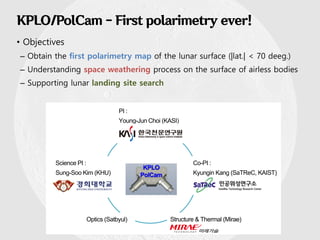 Moon Through New Eyes of Korean Mission: KPLO/PolCam | PPT