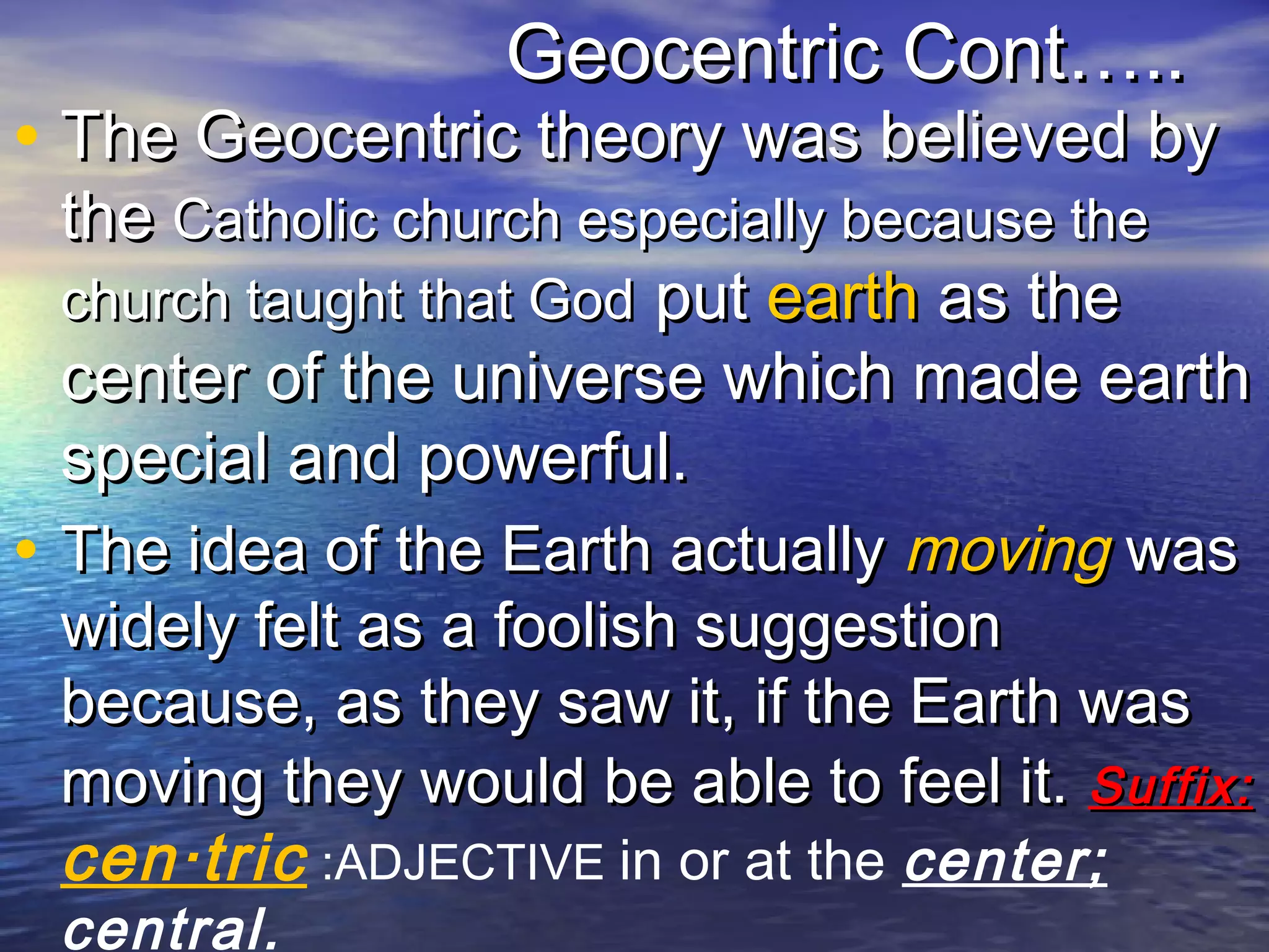 2018 2019 geocentric theory model vs heliocentric theory model revised ...