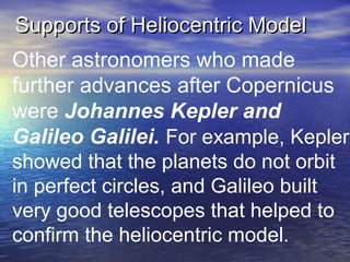 2018 2019 geocentric theory model vs heliocentric theory model revised ...