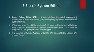 2018 20 best id es for python programming | PPT