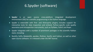 20 best ide's for python programming in 2018 | PPTX