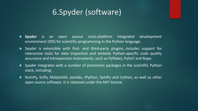 20 best ide's for python programming in 2018 | PPTX