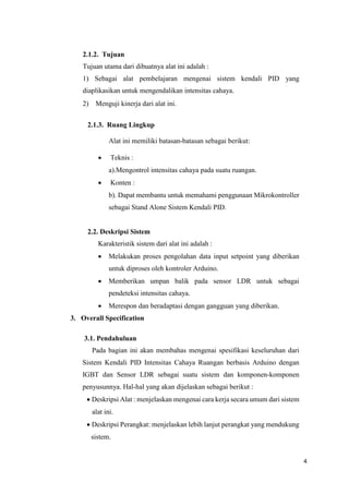 Sistem Kendali PID Digital Intensitas Cahaya Berbasis IGBT (Digital ...