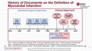 2018 4th universal def of myocardial infarction slides | PPTX
