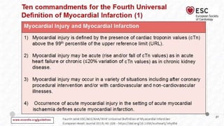 2018 4th universal def of myocardial infarction slides | PPTX