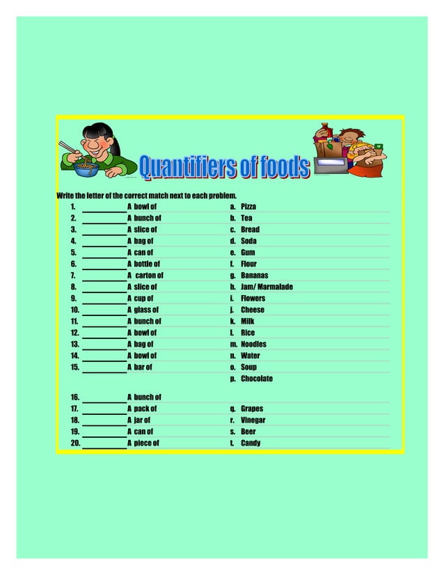20189 quantifiers of_food_and_drinks | DOC