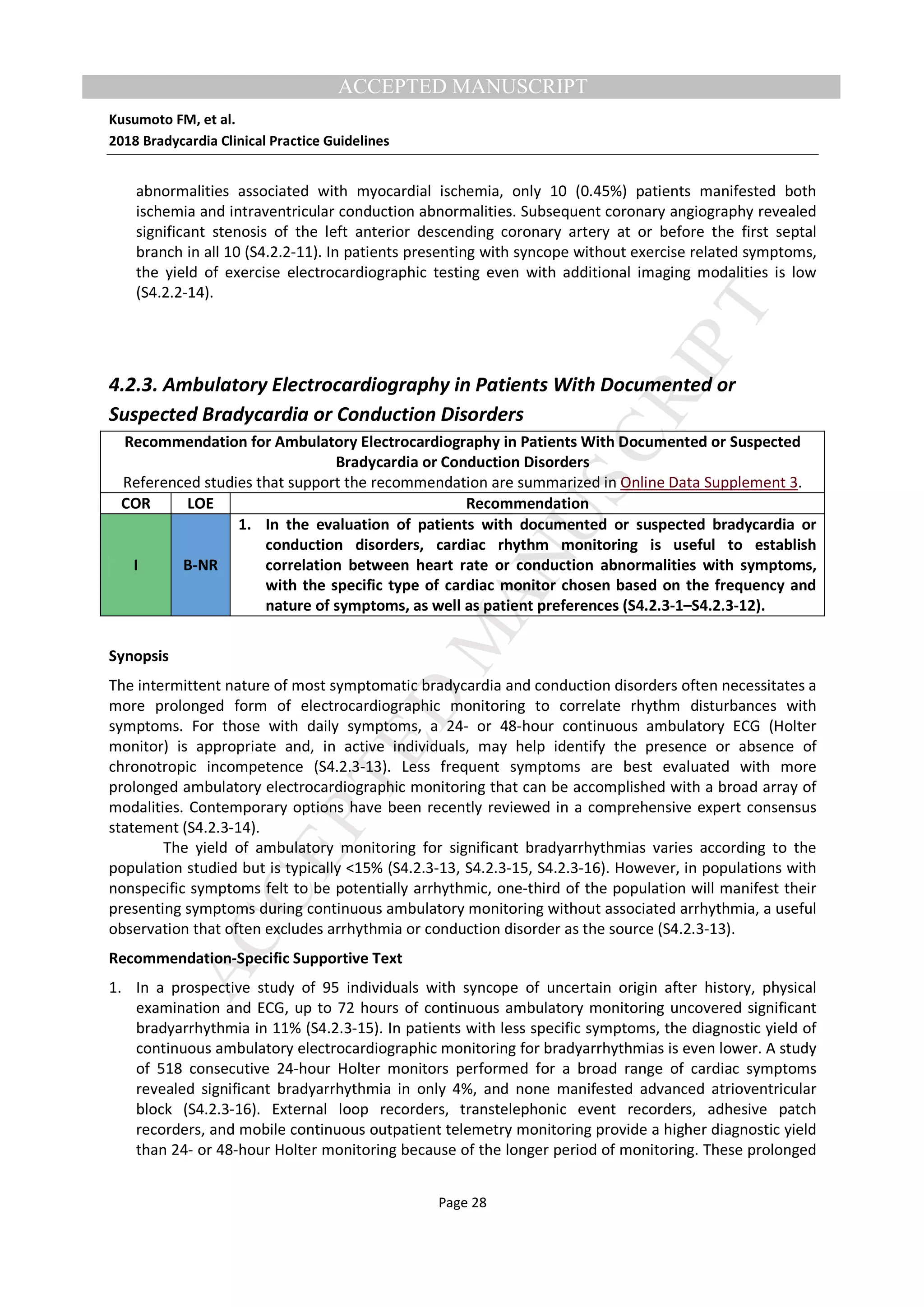 2018 ACC - AHA - HRS guideline on the evaluation and management of ...