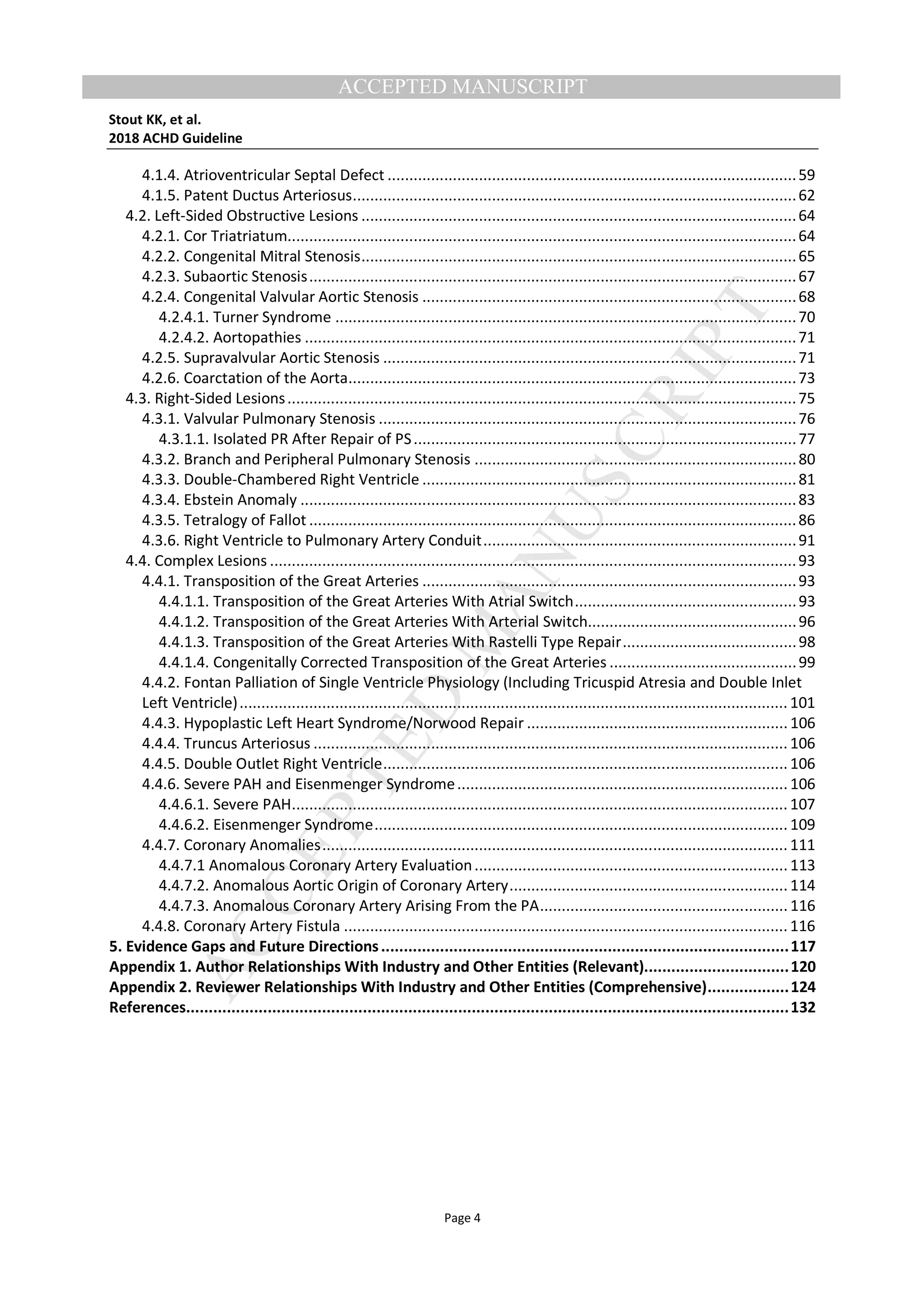 2018 ACC AHA guideline for the management of adults with congenital ...