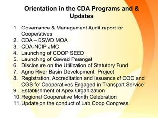 2018 Accomplishment RCDC Report | PPT