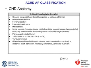 2018 AHA ACC guideline for the management of adults with congenital ...