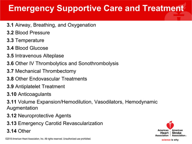 2018 AHA ASA guideline - guidelines for the early management of ...
